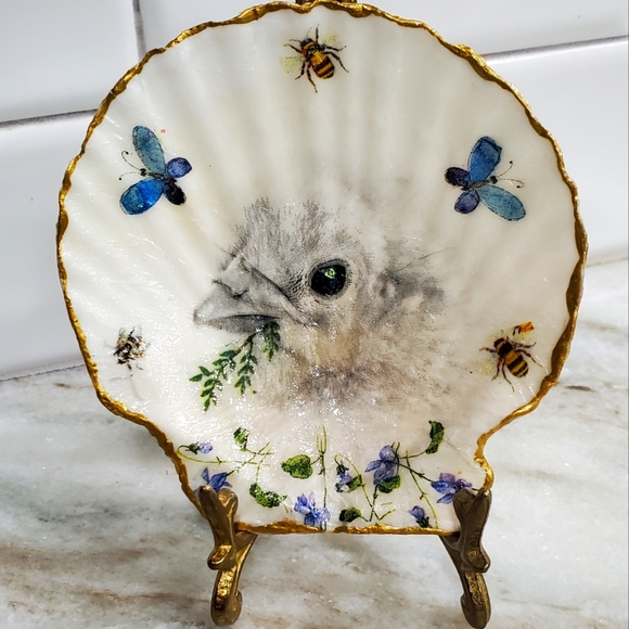 handcrafted by Theresa | Art | Handcrafted Scallop Shell Trinket Dish ...